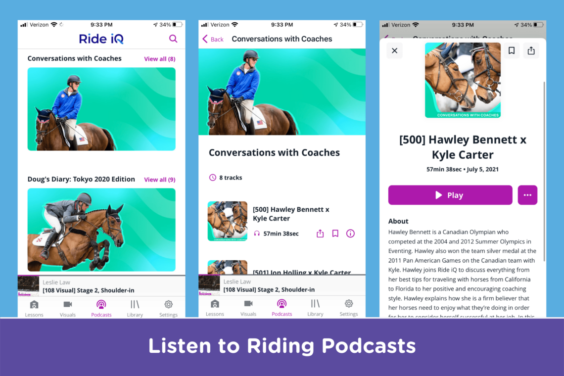 Equine Coaching On Demand (Ride IQ Horse Riding App Review) - Horse Rookie