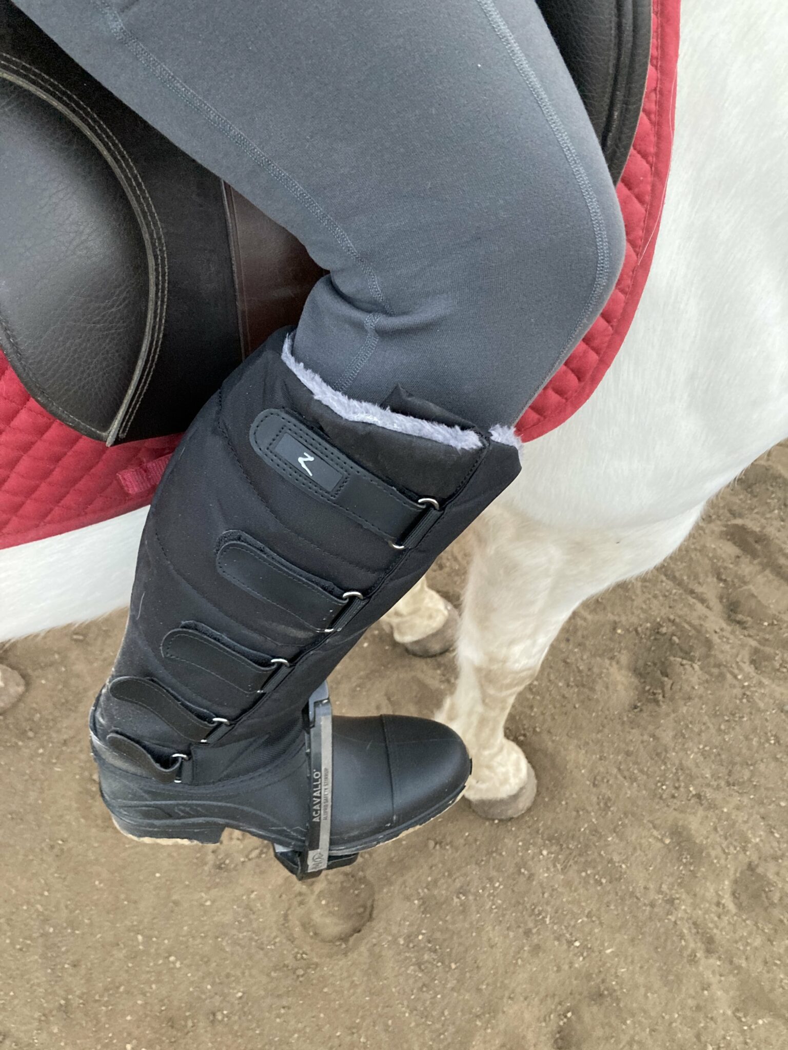 Winter Riding on a Budget (Horze Utah Thermo Boot Review) - Horse Rookie